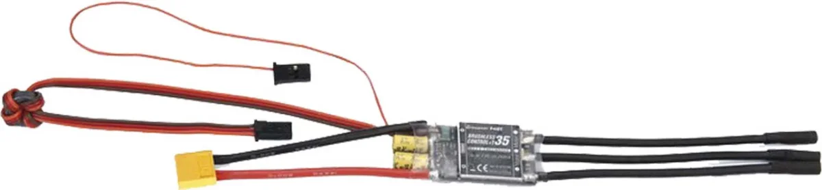 BRUSHLESS CONTROL+ T 35 BEC G2 XT-60 RPM CONTROLLER WITH HOTT TELEMETRY ...